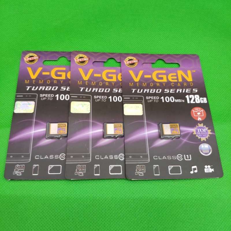 Jual V-gen Microsd 128gb Class10 Memory Card Di Seller Quelma Store ...