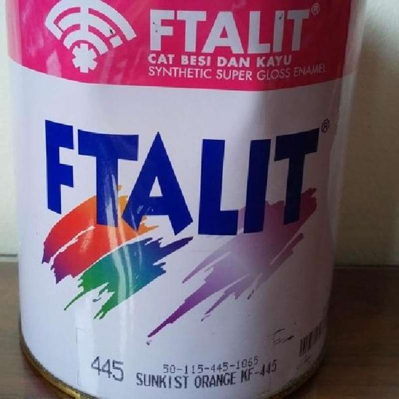 Jual Cat besi Dan kayu Ftalit 1KG sunkist orange (445) di Seller Toko ...
