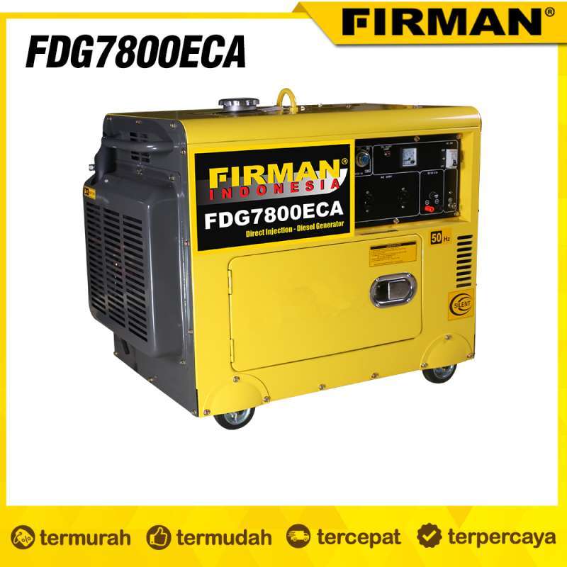 Jual Generator / Genset Diesel Firman FDG7800ECA di Seller Firman ...
