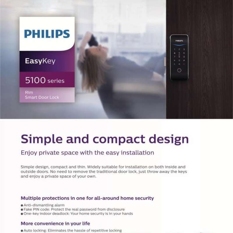 Jual Philips 5100 Digital Door Lock di Seller Philips Doorlock ...