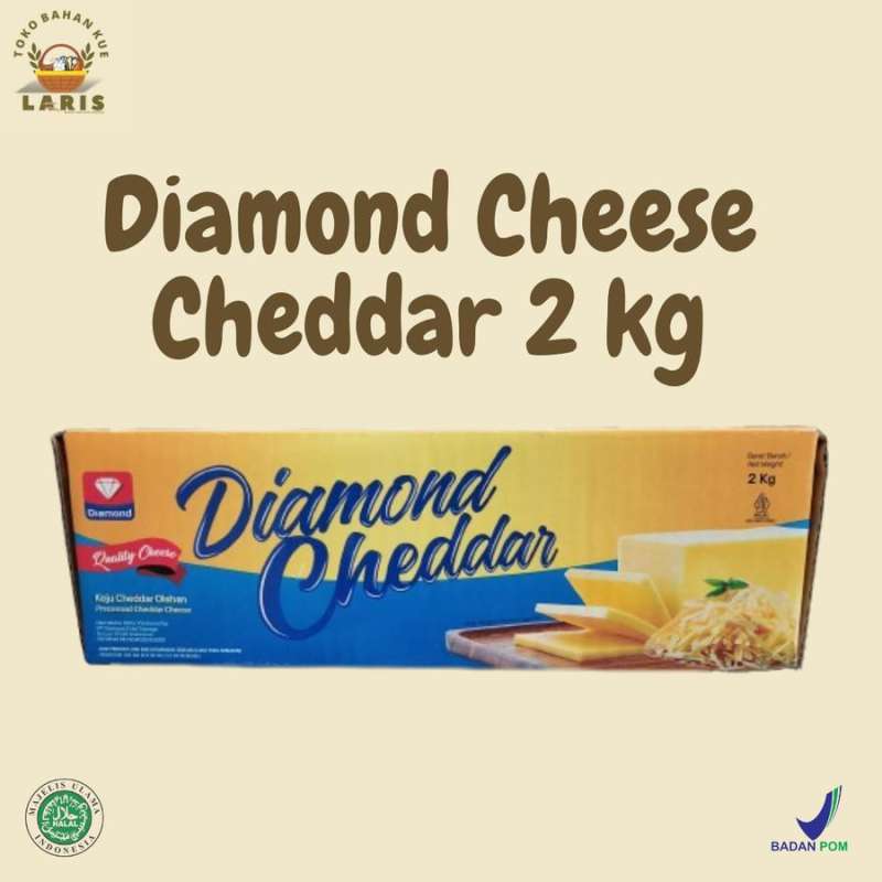 Jual Diamond Cheese Cheddar 2 Kg Di Seller Tobaku Laris - Sawojajar ...