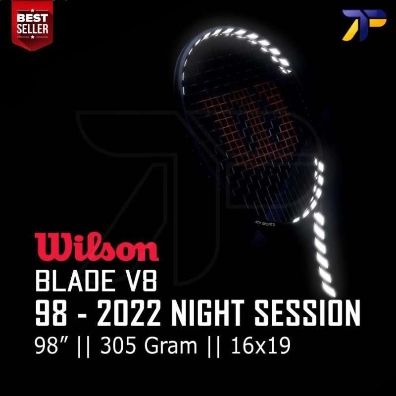 Jual Raket Tenis Tennis Racket Wilson Blade 98 V8 305Gr 305G Night ...