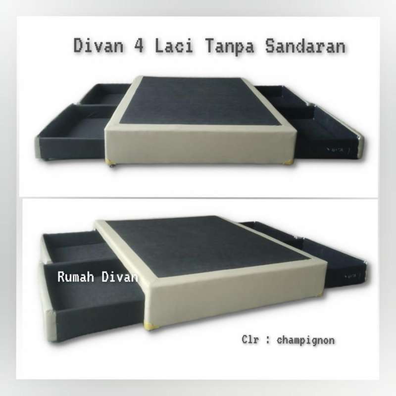 Jual Rumah Divan Model 4 Laci Uk.160x200 (tanpa Sandaran) Dipan Tempat ...