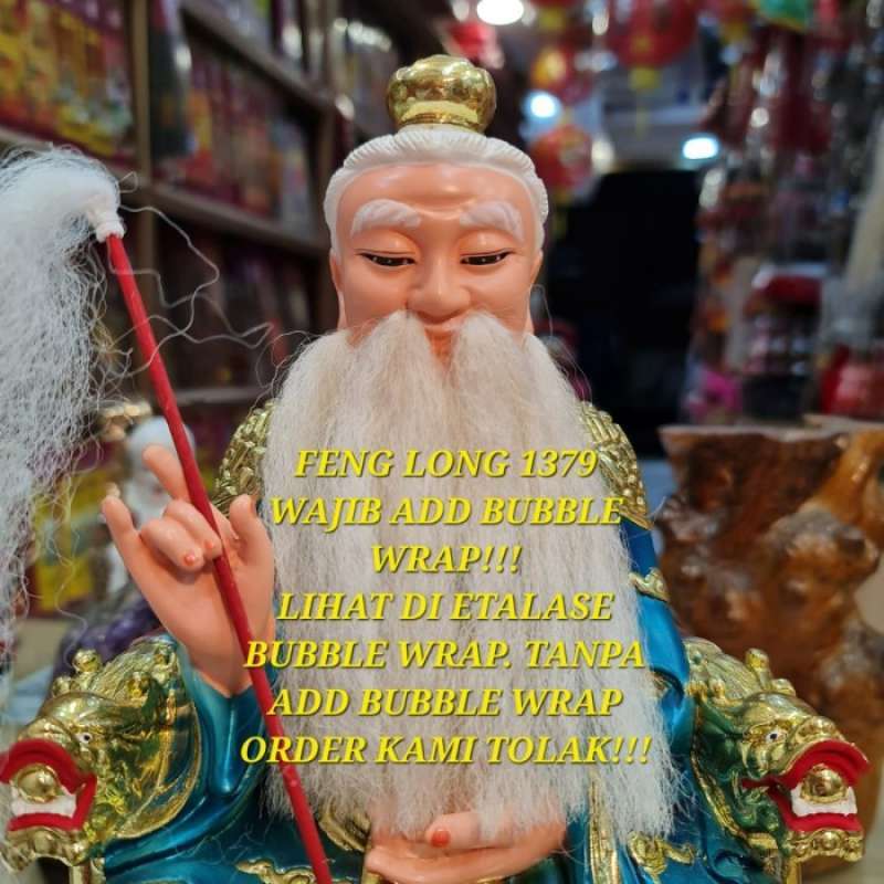 Promo Rupang Patung Dewa Fiber Tai Shang Lao Jun / Thai Shong Lo Kiun ...