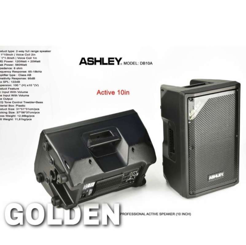 Jual Speaker Aktif Ashley Db10a Original 10 Inch Active Ashley Db 10a ...
