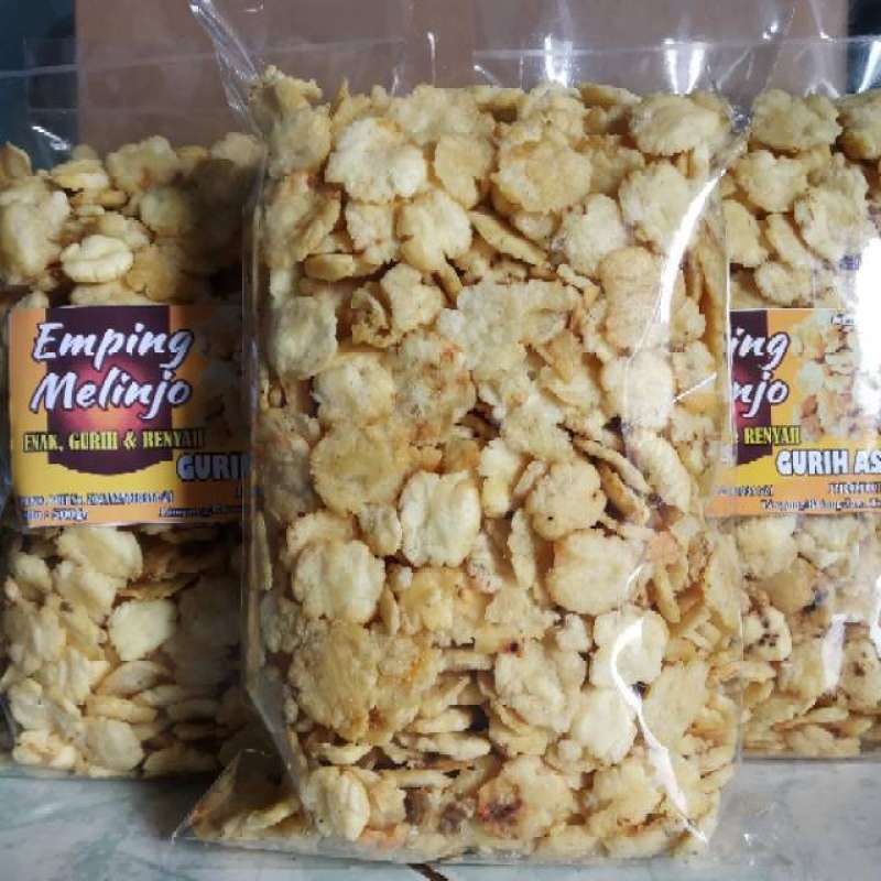 Jual EMPING MELINJO RASA ASIN GURIH MATANG ASLI PRODUKSI LIMPUNG BATANG 500 GR di Seller Emping ...