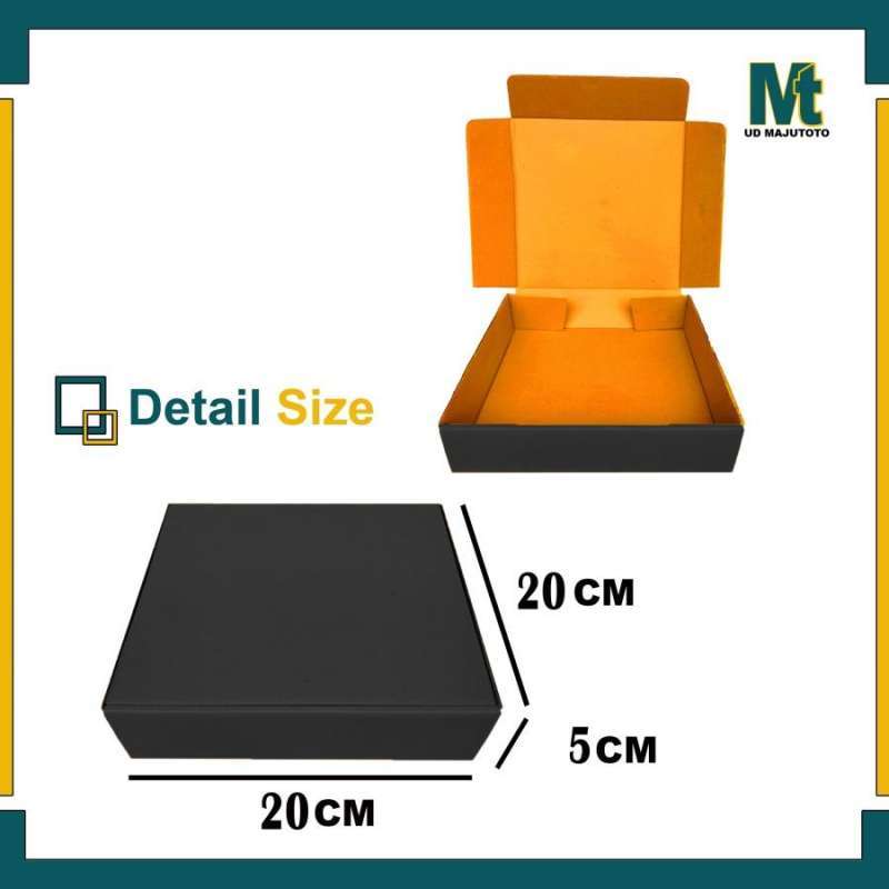 Jual Box 20x20x5 cm/Kardus/Box Pizza/Box Hampers di Seller Ud Majutoto ...