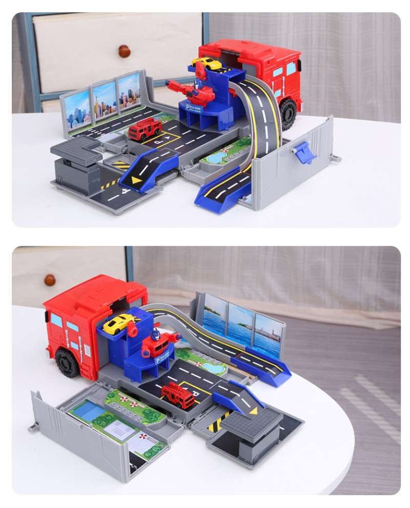 Jual Mainan Anak Robot Bus 2 In1 Robot Bus Transformer Optimus Parking ...