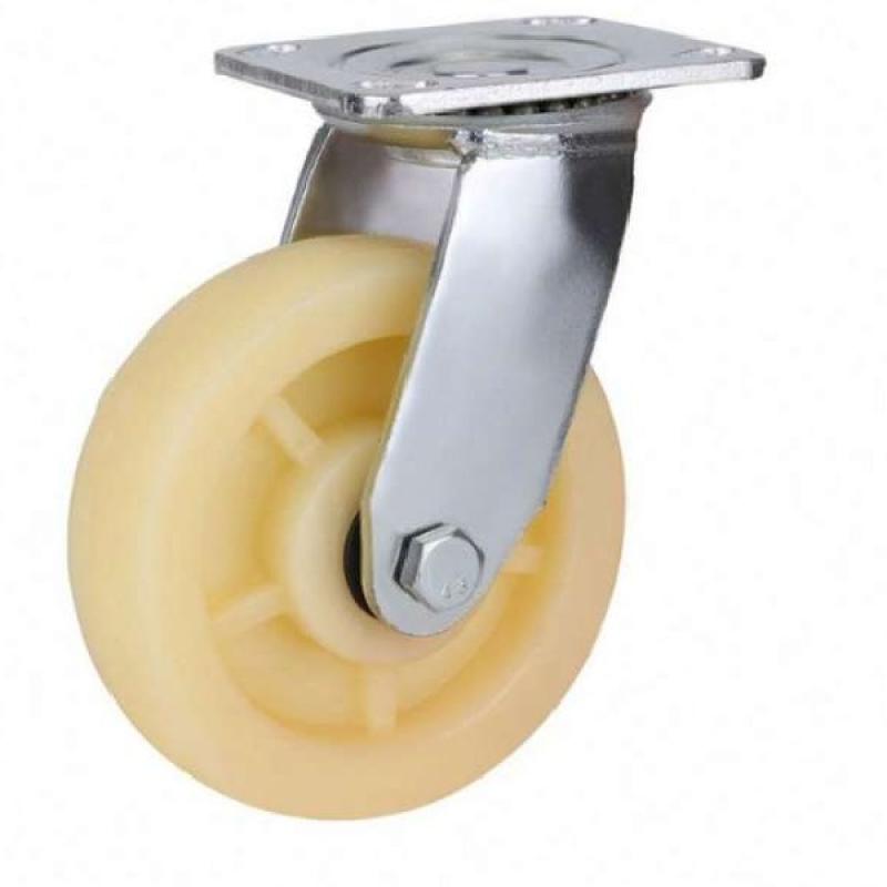 Promo Roda Trolley Nylon Heavy Duty Diameter 6 inch Plat Hidup Diskon ...