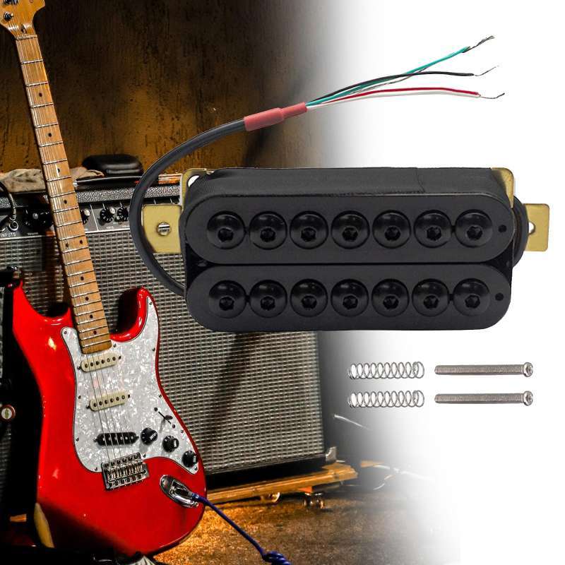 Jual Electric Guitar Pickup Double Coil 4p Prewired For 7 Strings ...
