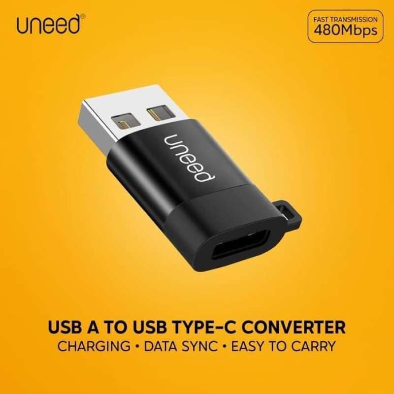 Jual Uat02ca - Uneed Usb Otg 3.0 Usb A To Type C Adapter Converter -uat02ca Di Seller Toko Barno ...