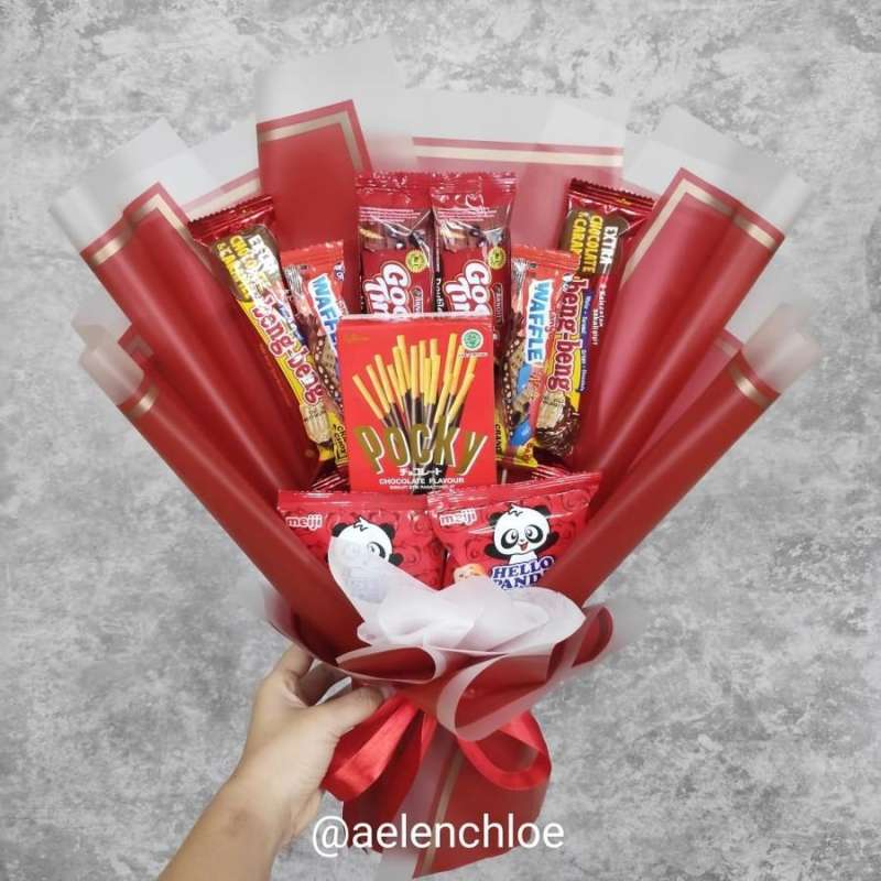 Jual Snack buket jajan - Buket bunga wisuda - Kado ultah - Ulang Tahun ...