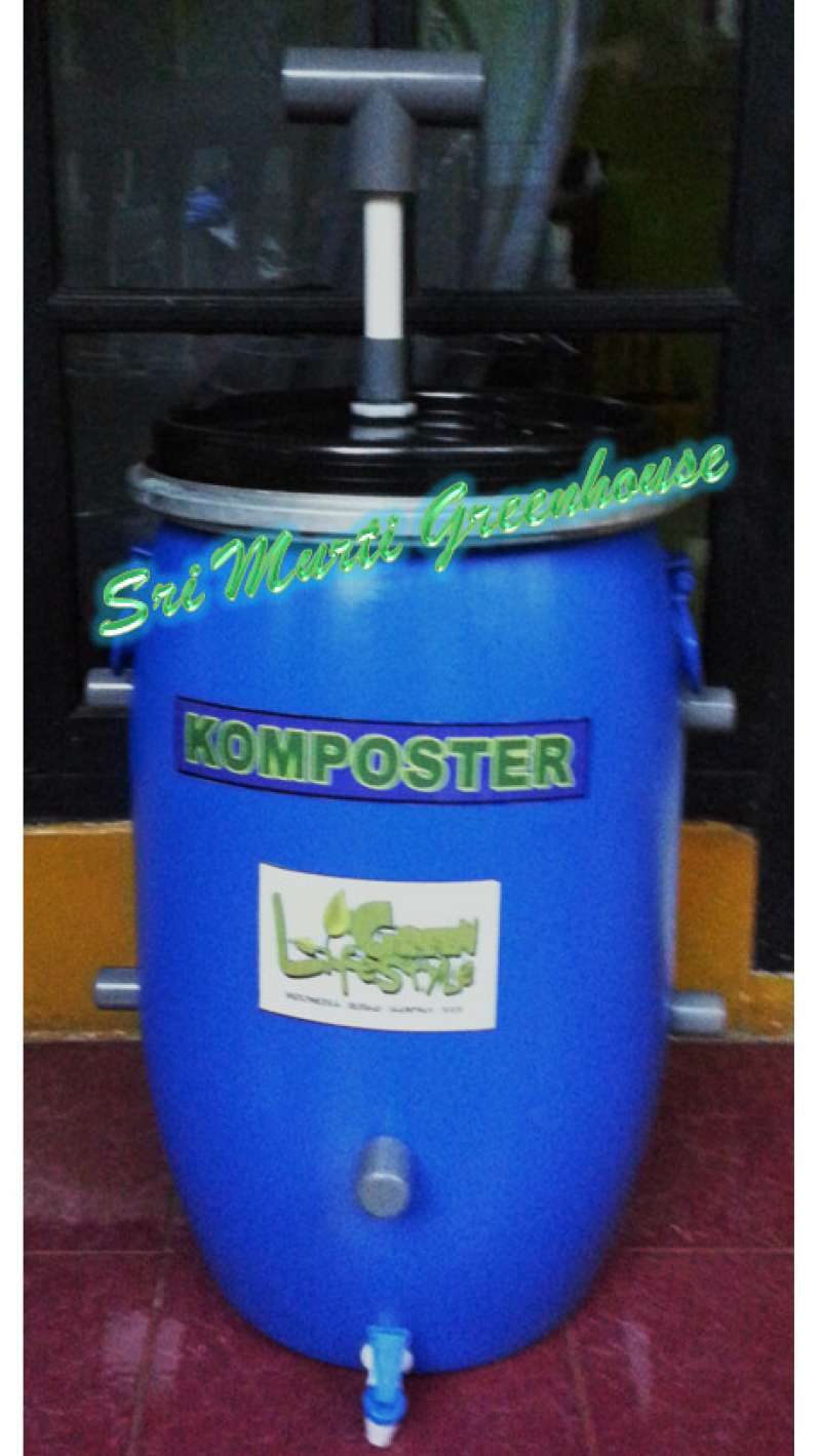 Promo Tong Komposter Aerob Kapasitas 60 Liter - Warna Biru Diskon 30% ...