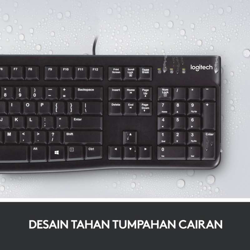 Promo Logitech K120 Keyboard Usb Kabel Original Diskon 2% Di Seller ...