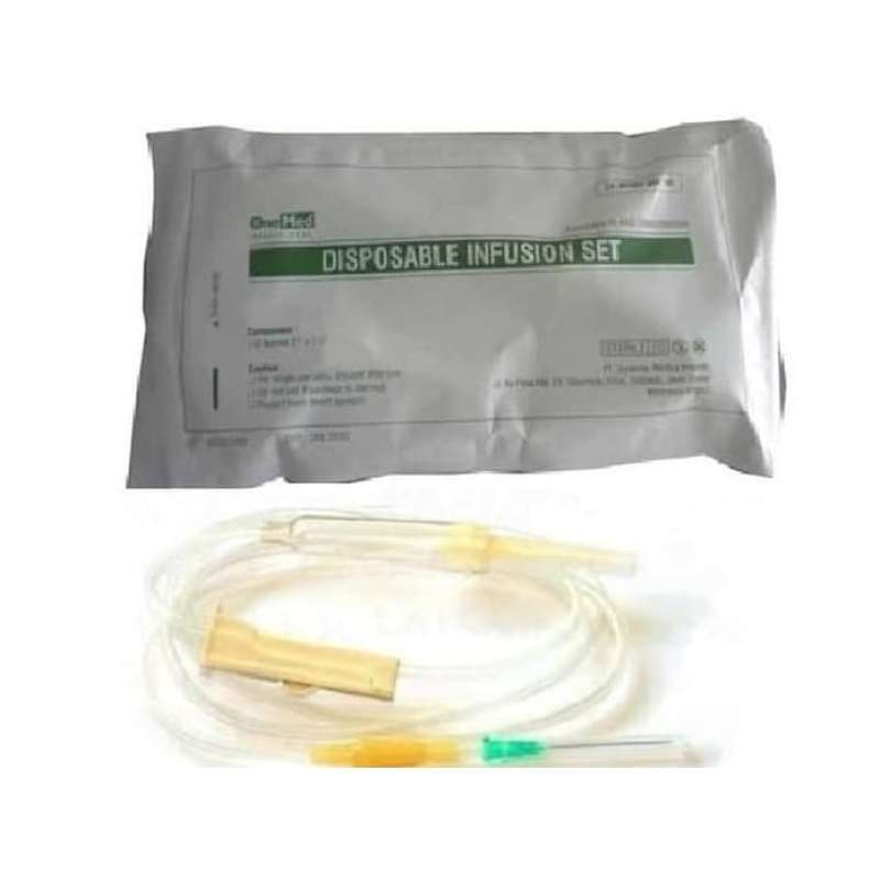 Jual Selang Infus Onemed / Infus Set Dewasa / Alat Infus / Infusion Set ...