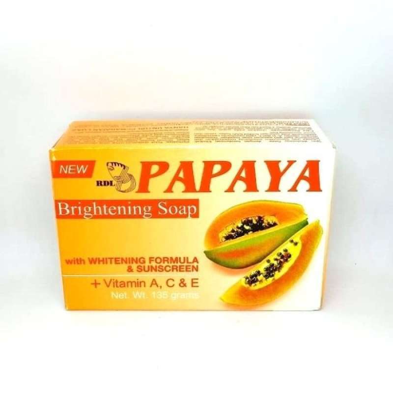 Promo Rdl papaya whitening soap 135gr Diskon 2% di Seller Apotek Pelita ...