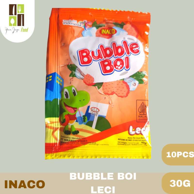 Jual Inaco Bubble Boi / Nata De Coco/ Leci/ Blackcurrant/anggur/yoghurt ...