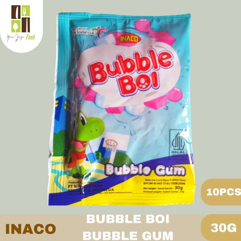 Jual Inaco Bubble Boi / Nata De Coco/ Leci/ Blackcurrant/anggur/yoghurt ...
