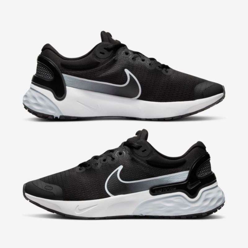 Promo NIKE RENEW RUN 3 BLACK WHITE ORIGINAL STORE BNIB (DD9278001 ...