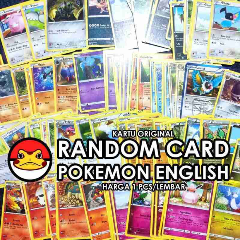 Jual Kartu Pokemon English - Bulk Random TCG Original Card (Pokemon ...
