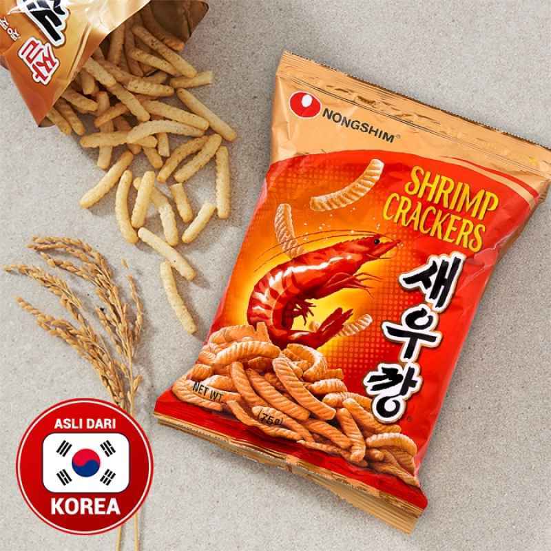 Jual Nongshim Shrimp Cracker 75g - Snack Asli Korea Rasa Udang Di ...