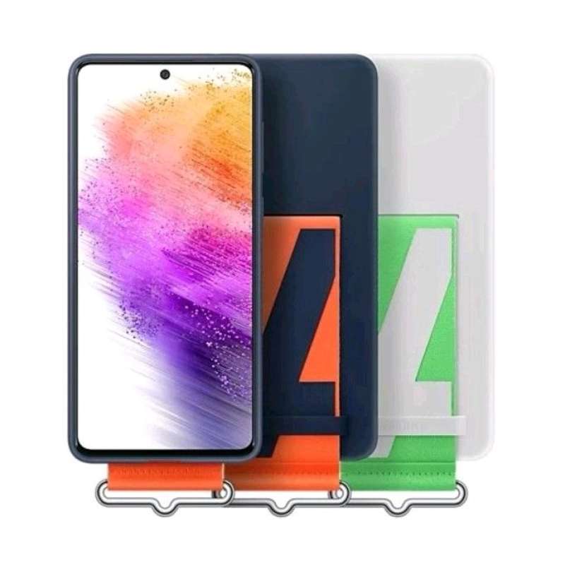 Jual Samsung Galaxy A73 Silicon Cover With Strap - Original Di Seller ...