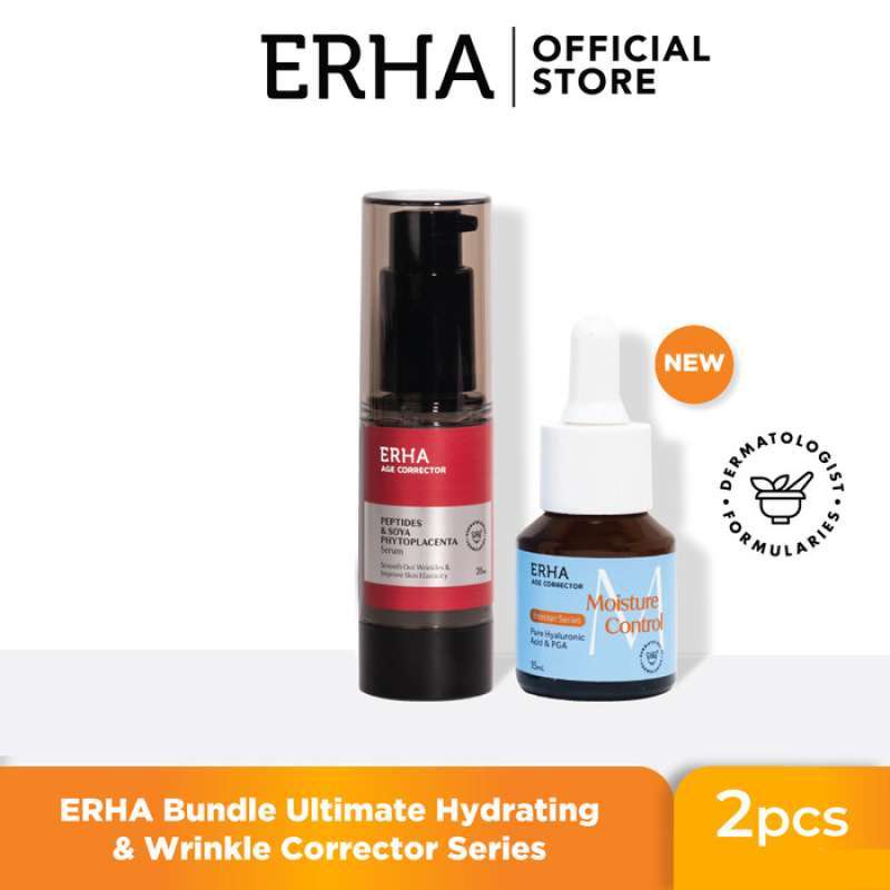 Promo Bundle Erha Ultimate Hydrating & Wrinkle Corrector Series - Anti Aging Diskon 33% di ...