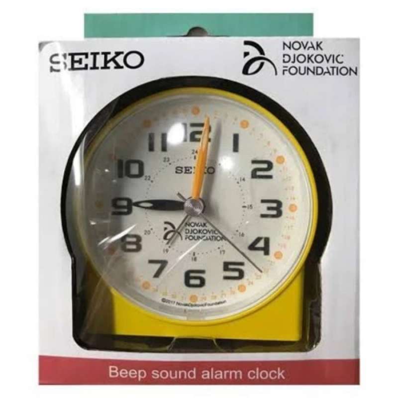 Jual SEIKO JAM WEKER QHE 907 ALARM NOVAK DJOKOVIC di Seller Aizen Store ...