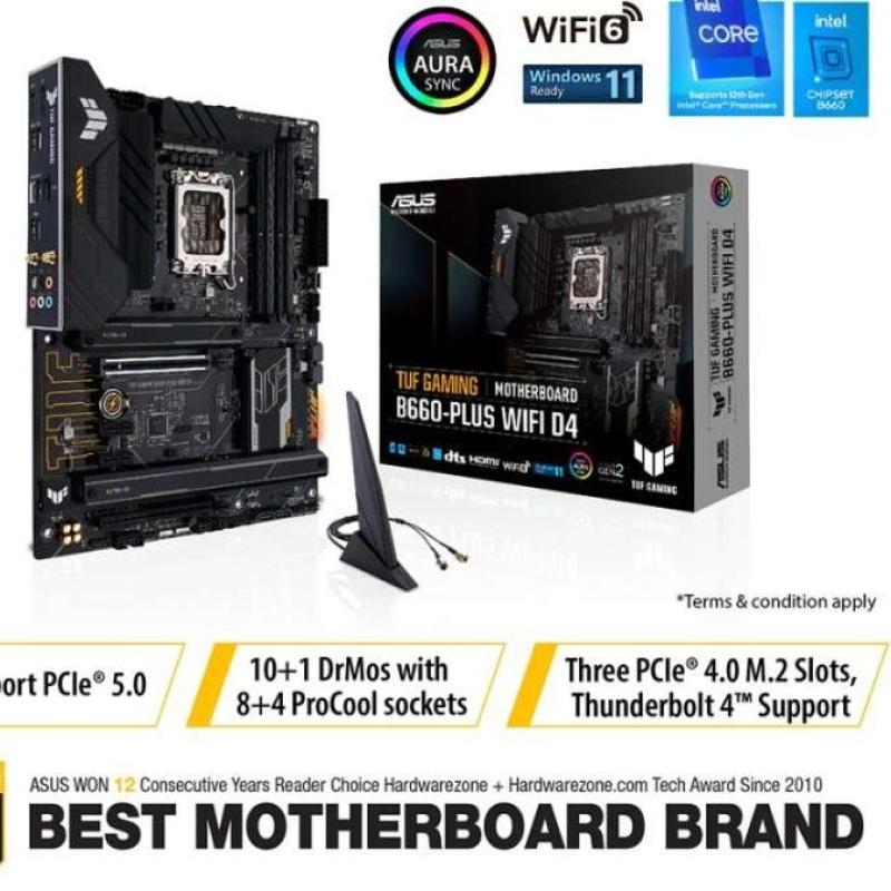 Jual Mb Motherboard Asus Tuf Gaming B660-plus Wifi D4 Di Seller Mij ...