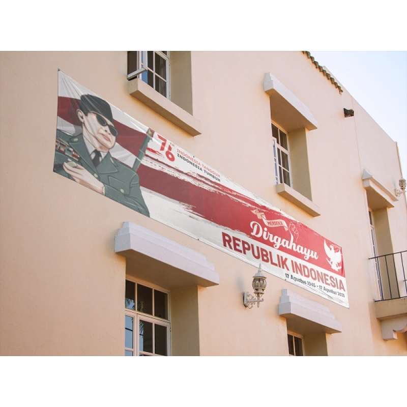 Jual Spanduk Banner 17 Agustus, Dirgahayu Kemerdekaan, HUT RI Custom ...