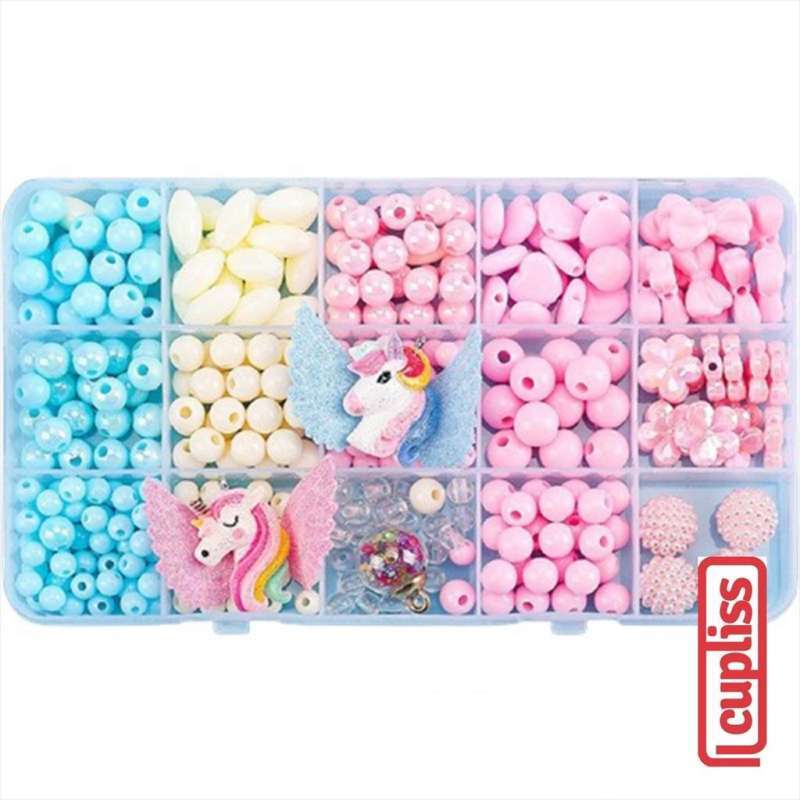 Jual DIY Aksesoris 360 pcs Ice Powder Color Mainan Meronce Manik di ...