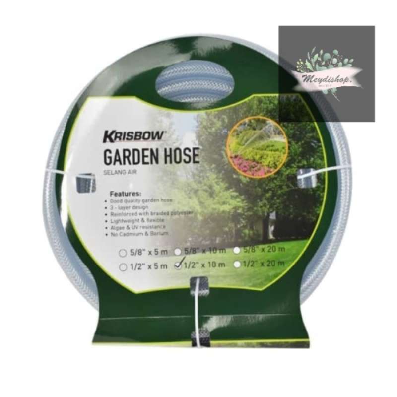 Promo krisbow selang taman 1/2 inci x 10 m transparan_selang air 10 m clear Diskon 33% di Seller ...