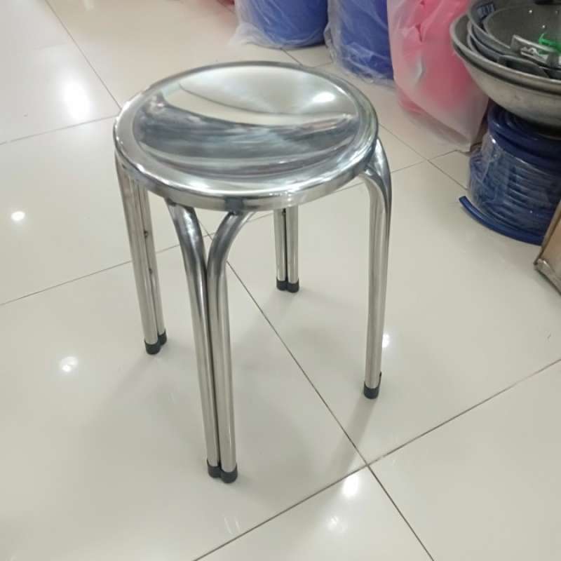 Promo Kursi Stainless Steel Kursi Bakso Warung Kursi Anti Karat Kuat ...