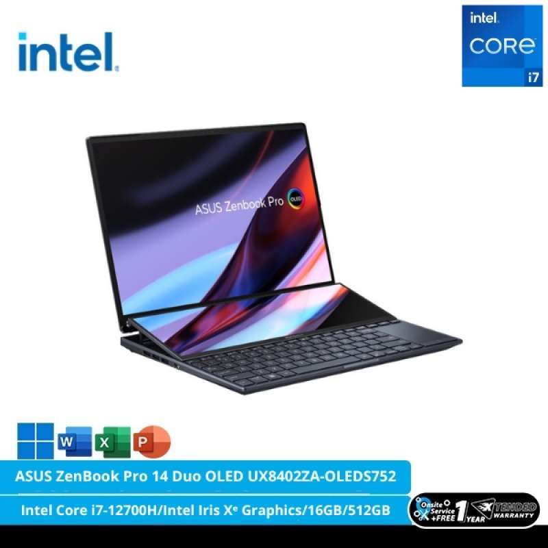 Jual Asus Zenbook Pro Duo Oled Ux Za Oleds Tech Black Intel Core I H Intel