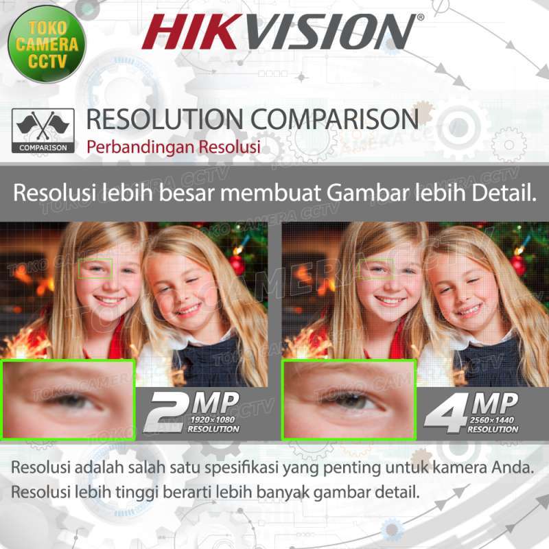 Jual Paket Cctv Ip Camera Hikvision 4mp Colorvu Audio 8 Channel 5 Kamera Di Seller Toko Camera ...
