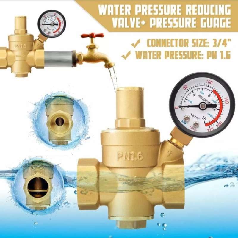 Jual Pressure Reducing Valve/ Pressure Regulator Water Ukuran 1 1/2 ...