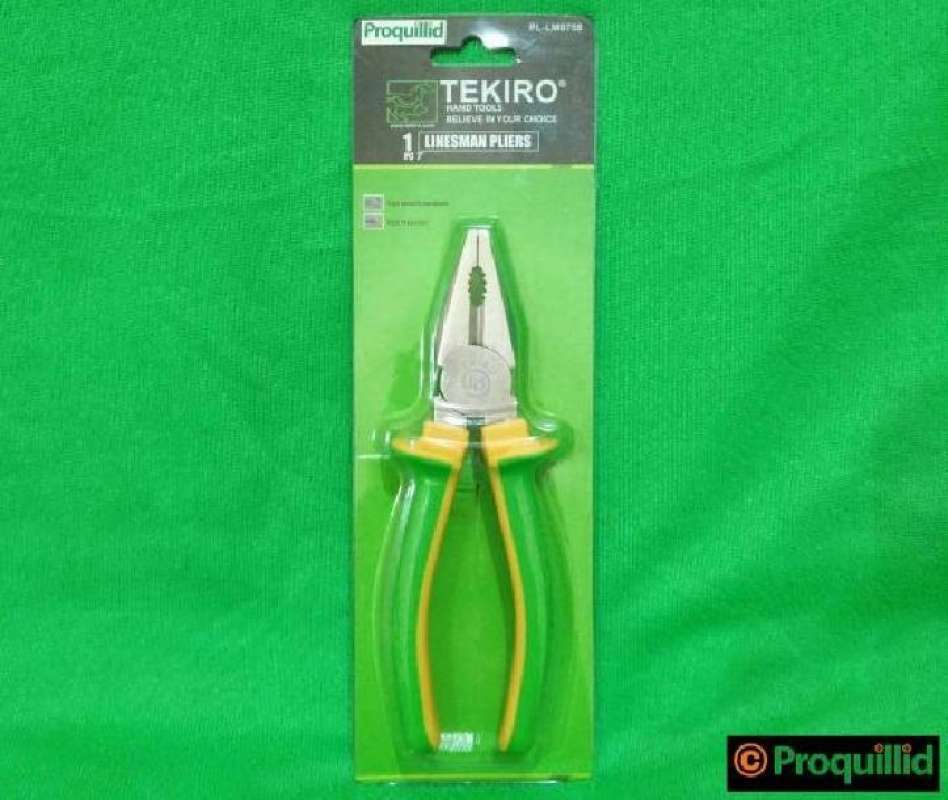 Jual TEKIRO TANG KOMBINASI 7 TEKIRO LINESMAN PLIERS 7' 7 IN 7IN TEKIRO ... Jual TEKIRO TANG KOMBINASI 7 TEKIRO LINESMAN PLIERS 7' 7 IN 7IN TEKIRO ...