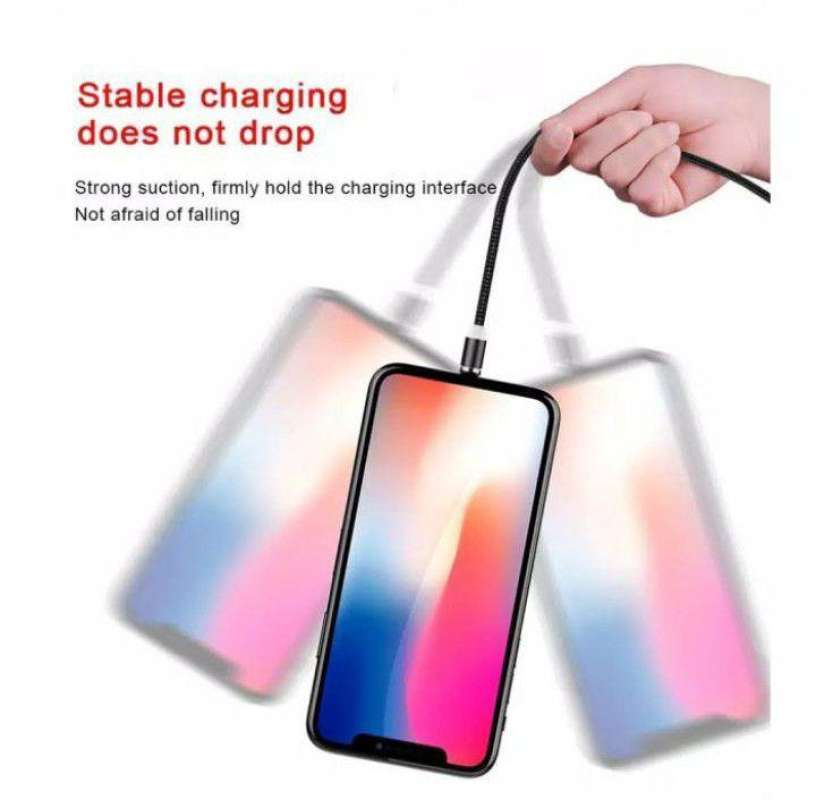 Promo Kabel Data LED Magnetic 3in1 Micro Type Lightning 1M X-Cable ...