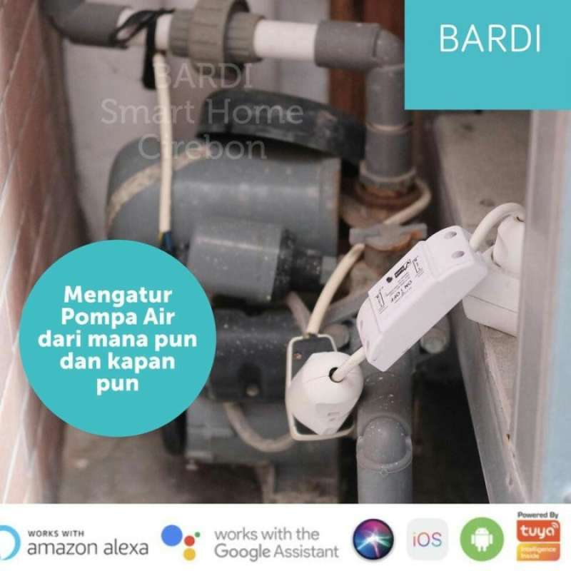 Jual Bardi Smart Breaker Siap Pakai Saklar Otomatis On Off Wifi Di ...