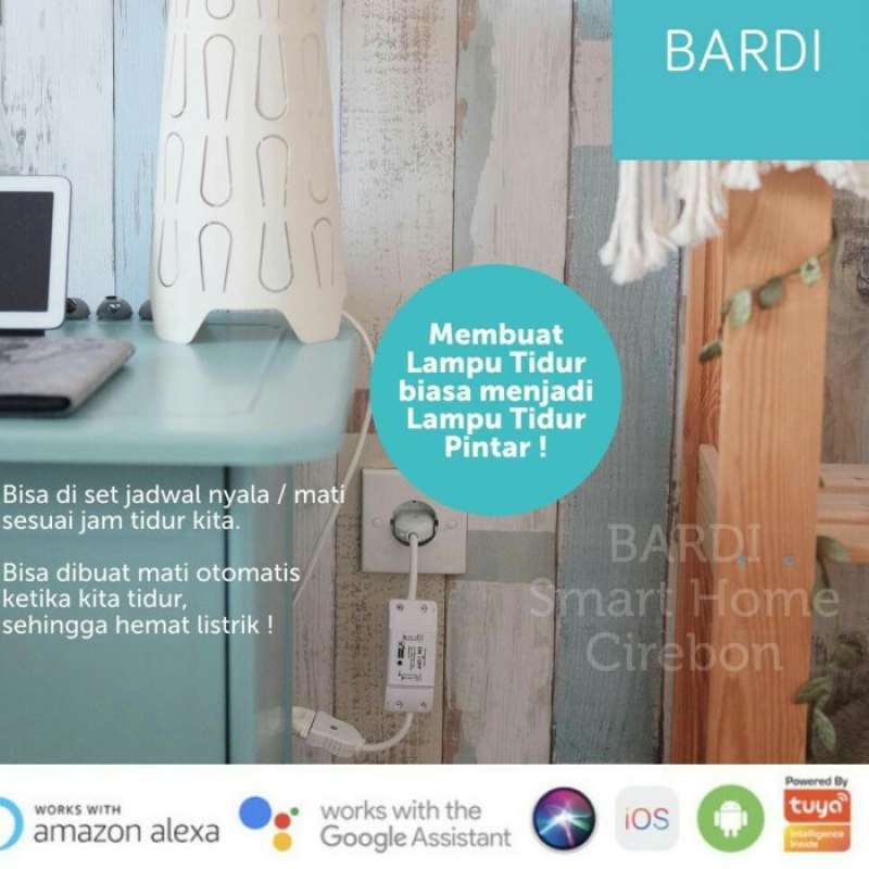 Jual Bardi Smart Breaker Siap Pakai Saklar Otomatis On Off Wifi Di ...