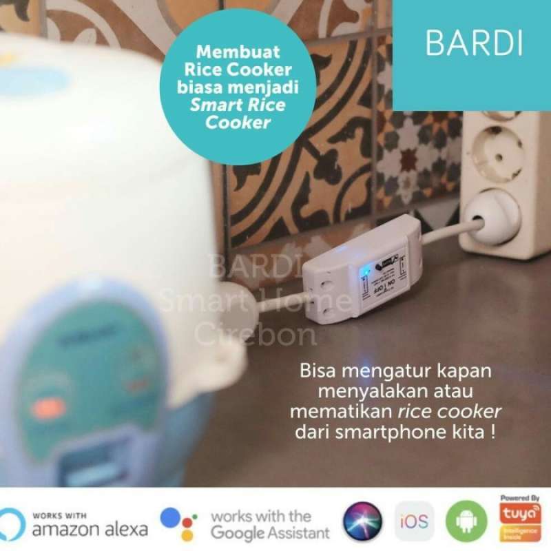 Jual Bardi Smart Breaker Siap Pakai Saklar Otomatis On Off Wifi Di ...