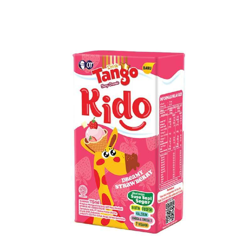 Jual TANGO KIDO Drink Susu UHT Sapi Segar 115ml - Strawberry di Seller ...