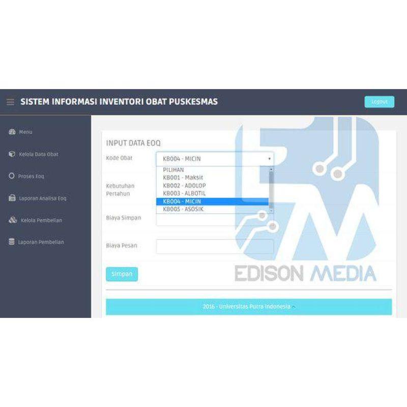 Jual Sistem Informasi Inventori Obat Berbasis Web di Seller P-Store Net ...