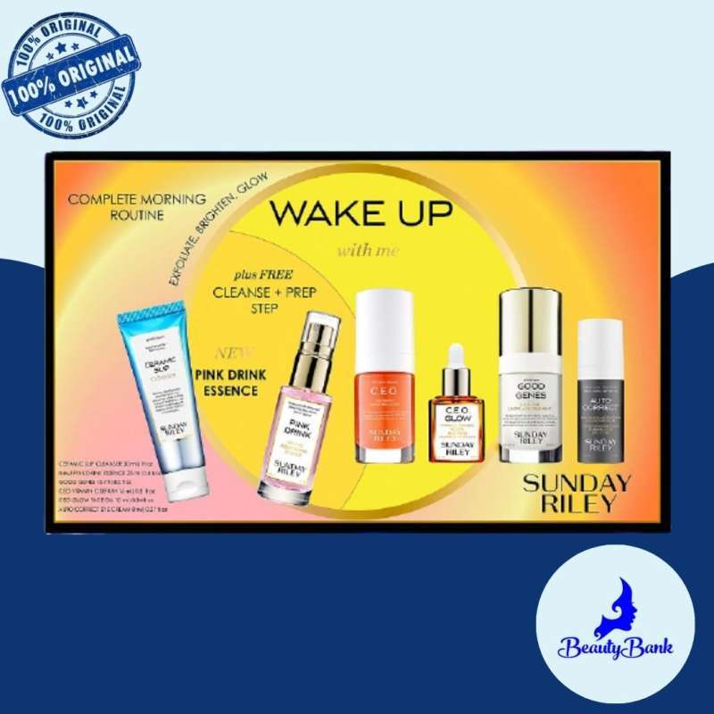 Jual Sunday Riley Wake Up With Me Complete Morning Routine di Seller ...