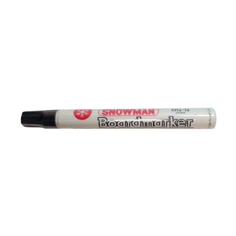 Promo Snowman White Board Marker Spidol - Hitam [1 Pak] Diskon 23% Di ...