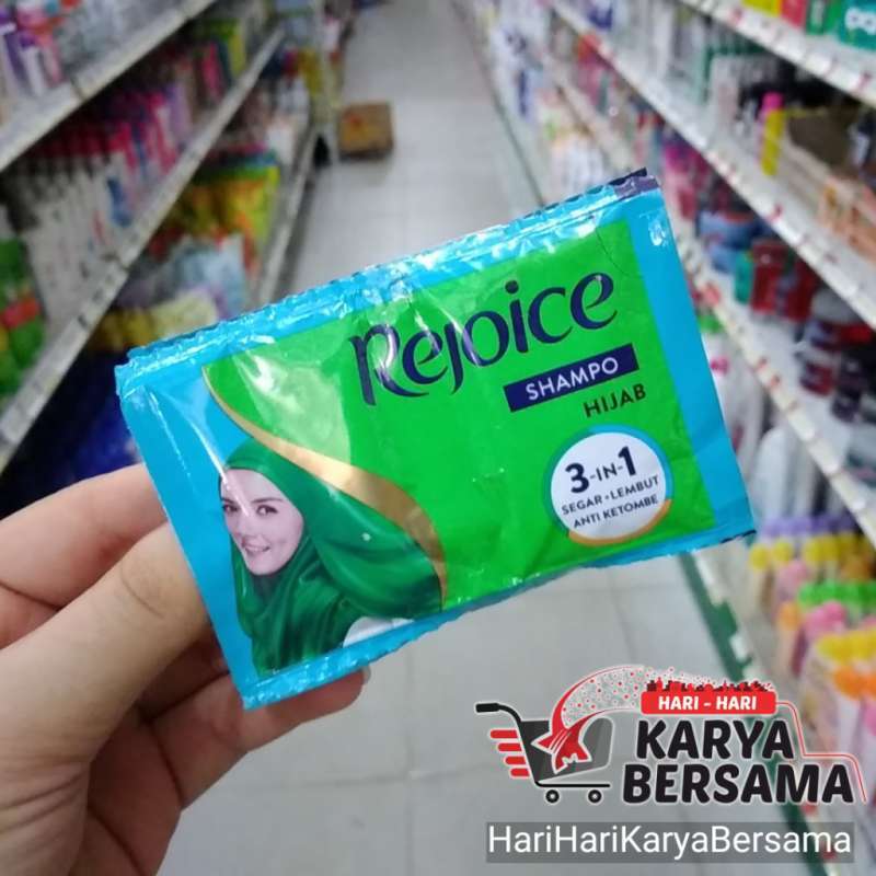 Jual SHAMPOO REJOICE HIJAB 3-IN-1 ANTI KETOMBE SACHET 3'S X 10ML di Seller HariHariKaryaBersama ...