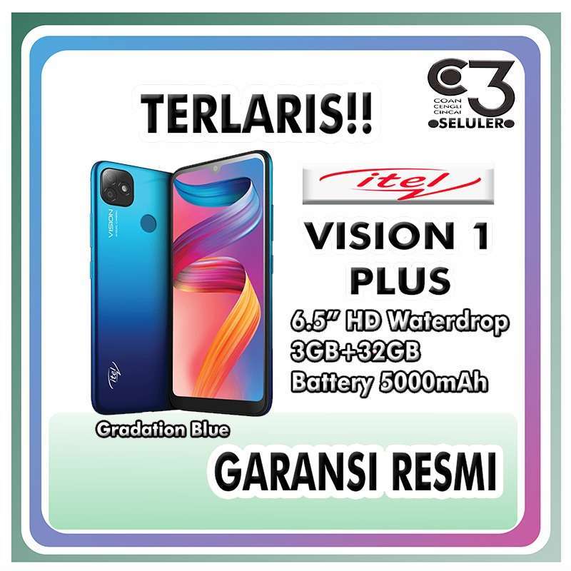 Jual Hp Itel Vision3 Plus Spesifikasi Original, Murah & Diskon Harga Juni 2024 | Blibli