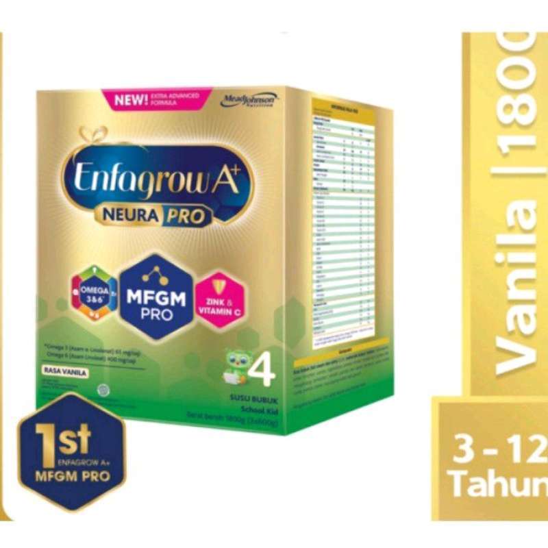 Jual Enfagrow A+4 Neura pro 1800 Gr di Seller JavierMH_Store - Plaju ...