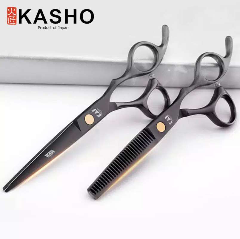 Promo Set Gunting Potong Rambut Kasho Japan Gunting Rambut Barbershop Gunting Rambut Salon Sasak ...