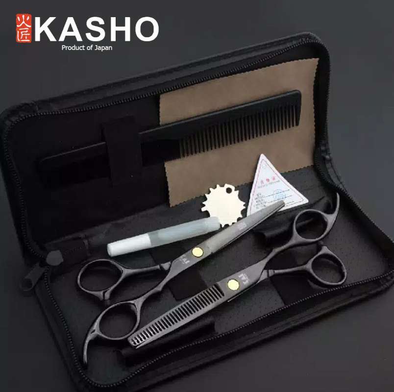 Promo Set Gunting Potong Rambut Kasho Japan Gunting Rambut Barbershop ...